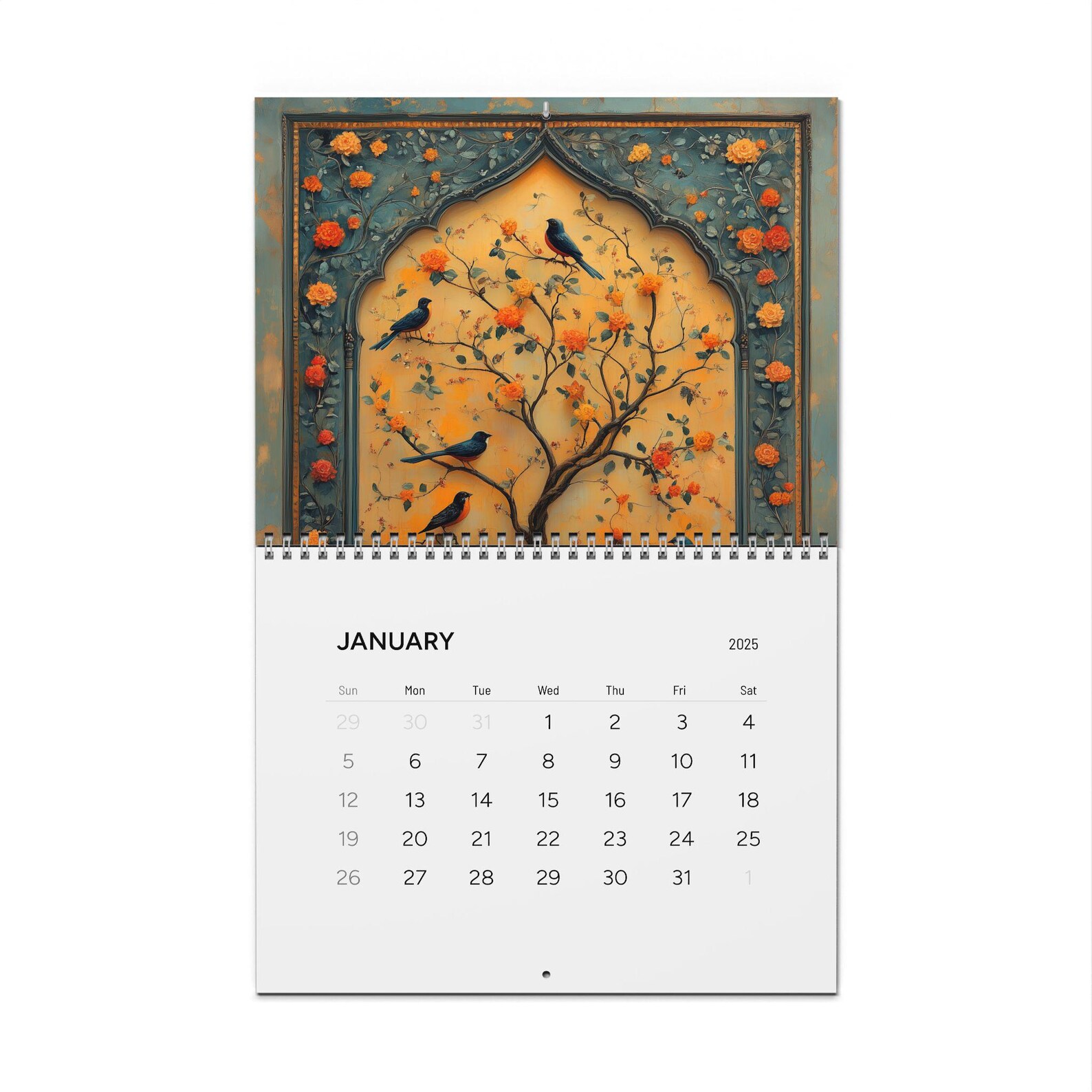2025 Wall Calendar - Southasian Ethnic Style Calendar - Pakistani ...