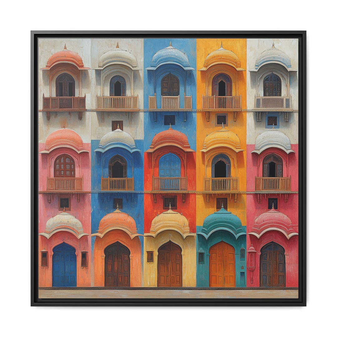 Indian Traditional Jharoka Digital Wall Art Pakistani Indian Desi ...