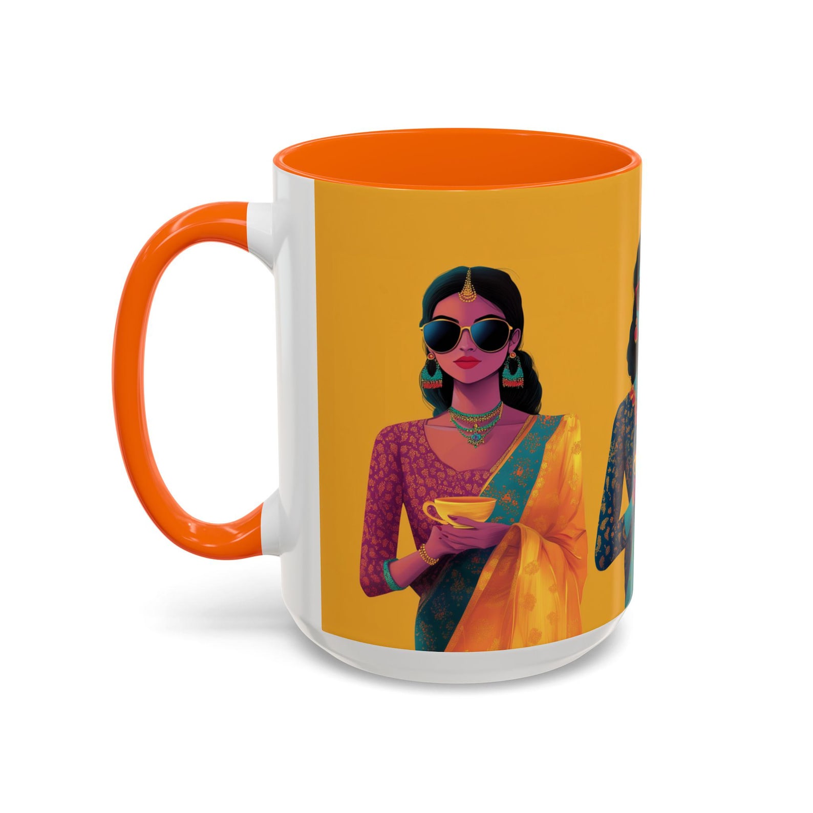 Desi Indian Bollywood Mug, Accent Coffee Mug (11, 15oz) Pakistani ...