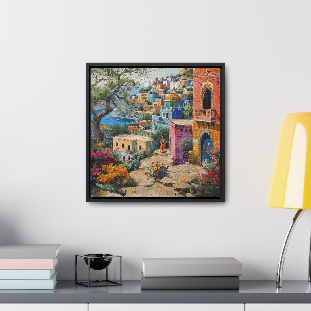 Sindhi Village Art Painting, Digital Download Only, Mughal Palace ...