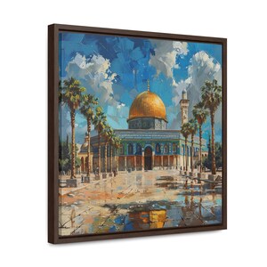 Dome of the Rock Al Aqsa Mosque Palestine Islamic Wall Art, Gallery ...