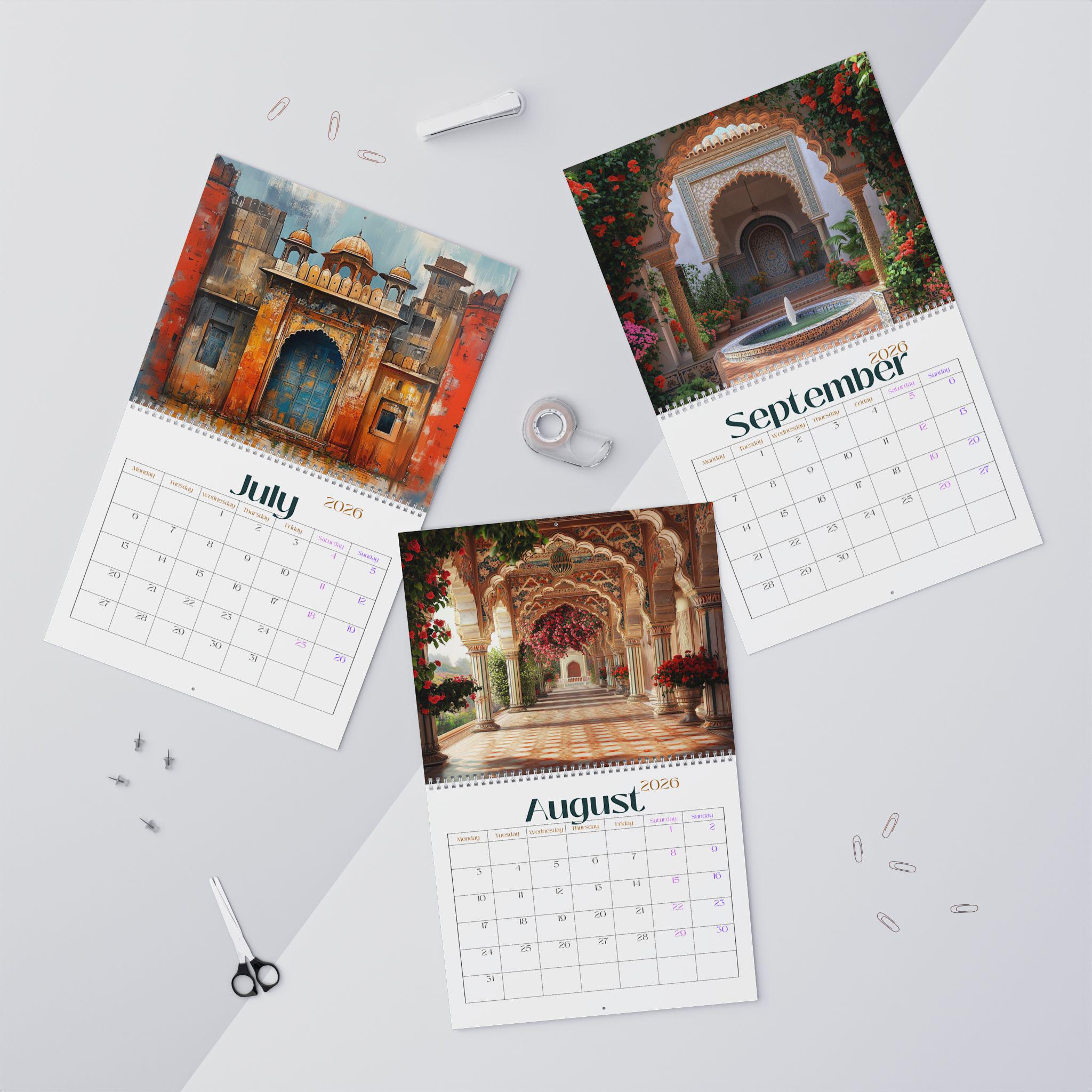 2026 Desi Wall Calendar, Sizes 11x8.5 & 14x11.5, Southasian Ethnic ...