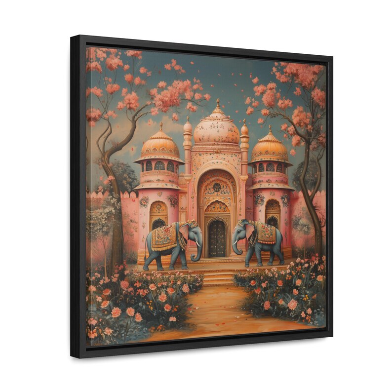Mughal Style Palace Painting Digital Wall Art Afghan Pakistani Indian ...