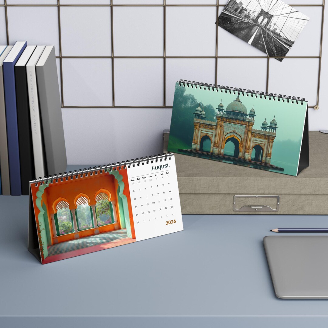 2026 Desi Art Desk Calendar Southasian Ethnic Pakistani Indian Persian ...