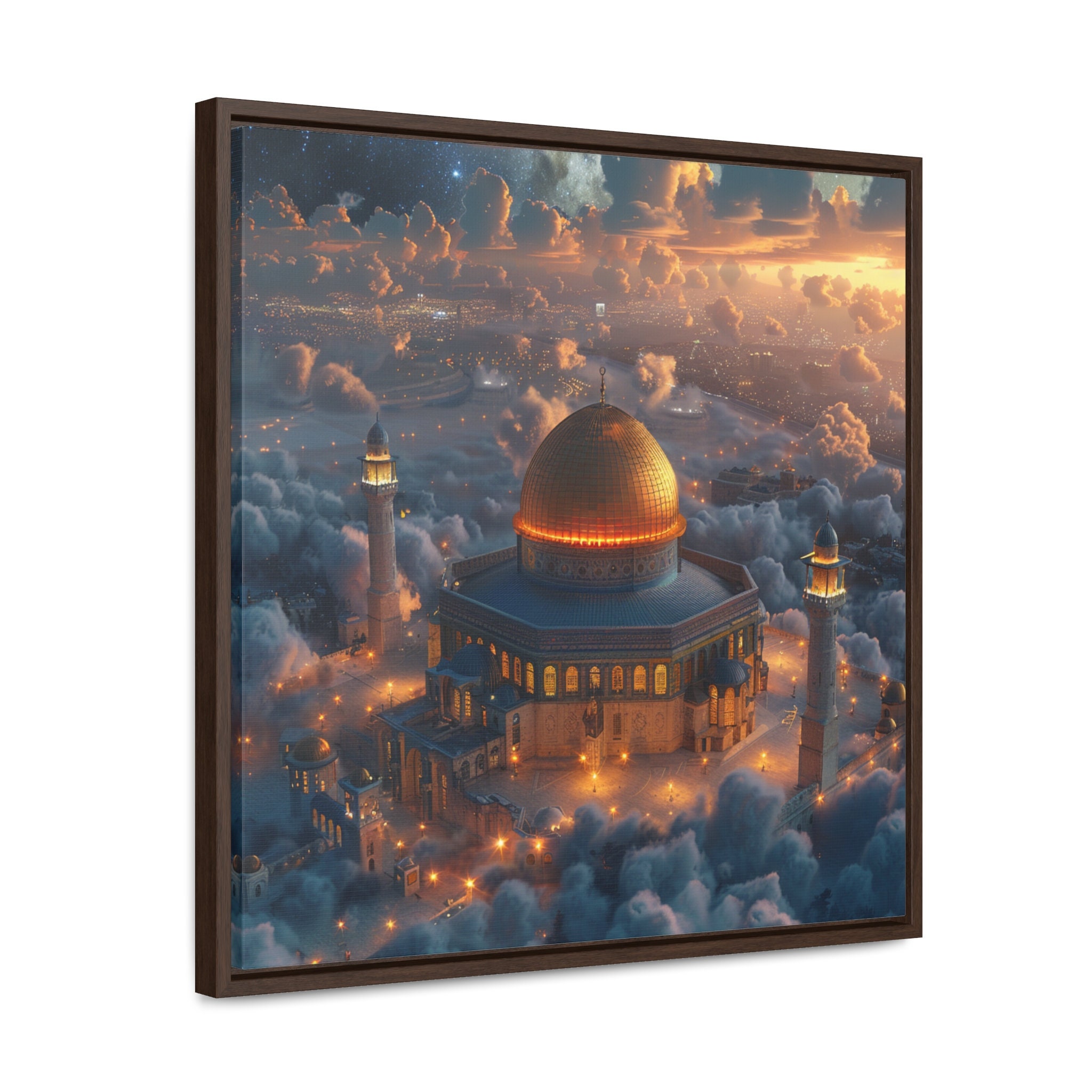 Dome of the Rock Al Aqsa Mosque Palestine Islamic Wall Art, Gallery ...