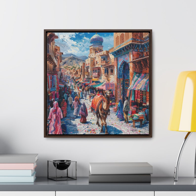 Sindhi Village Art Painting, Digital Download Only, Mughal Palace ...