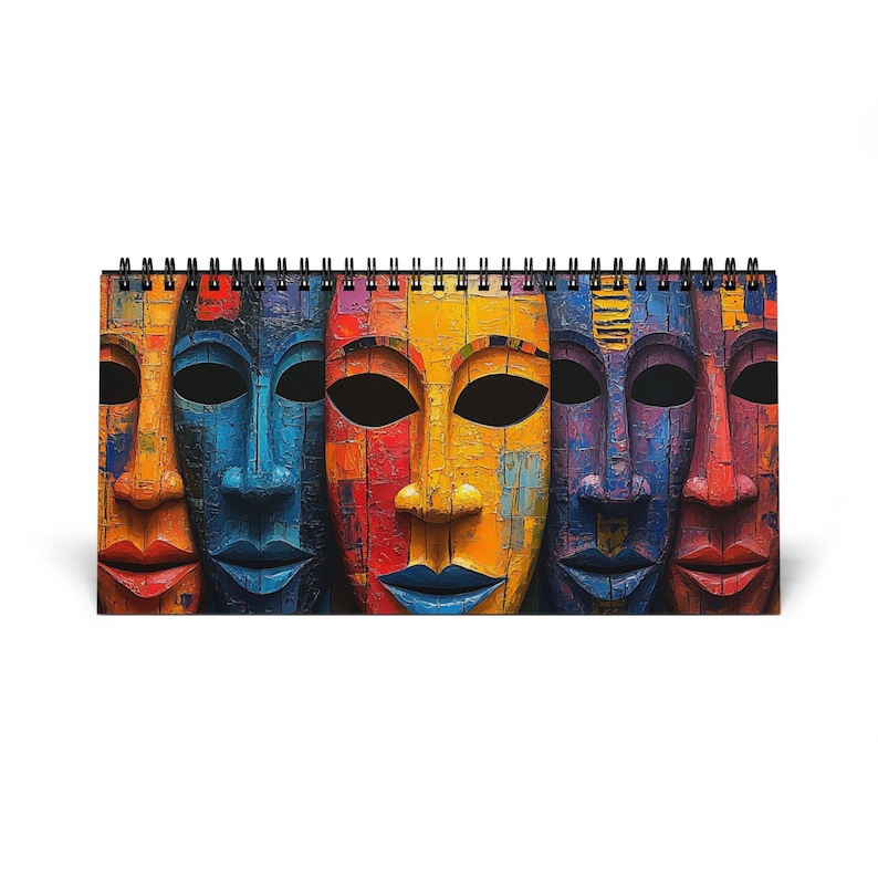 African Culture Calendar 2025 Ethnic Art Style Calendar, Tribal Design ...