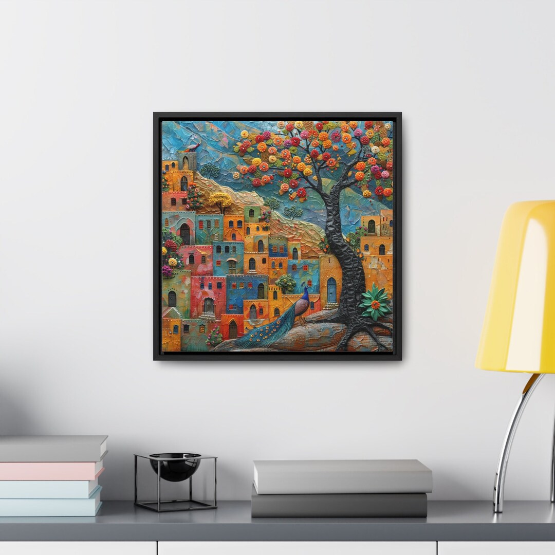 Sindhi Village Art Painting, Digital Download Only, Mughal Palace ...