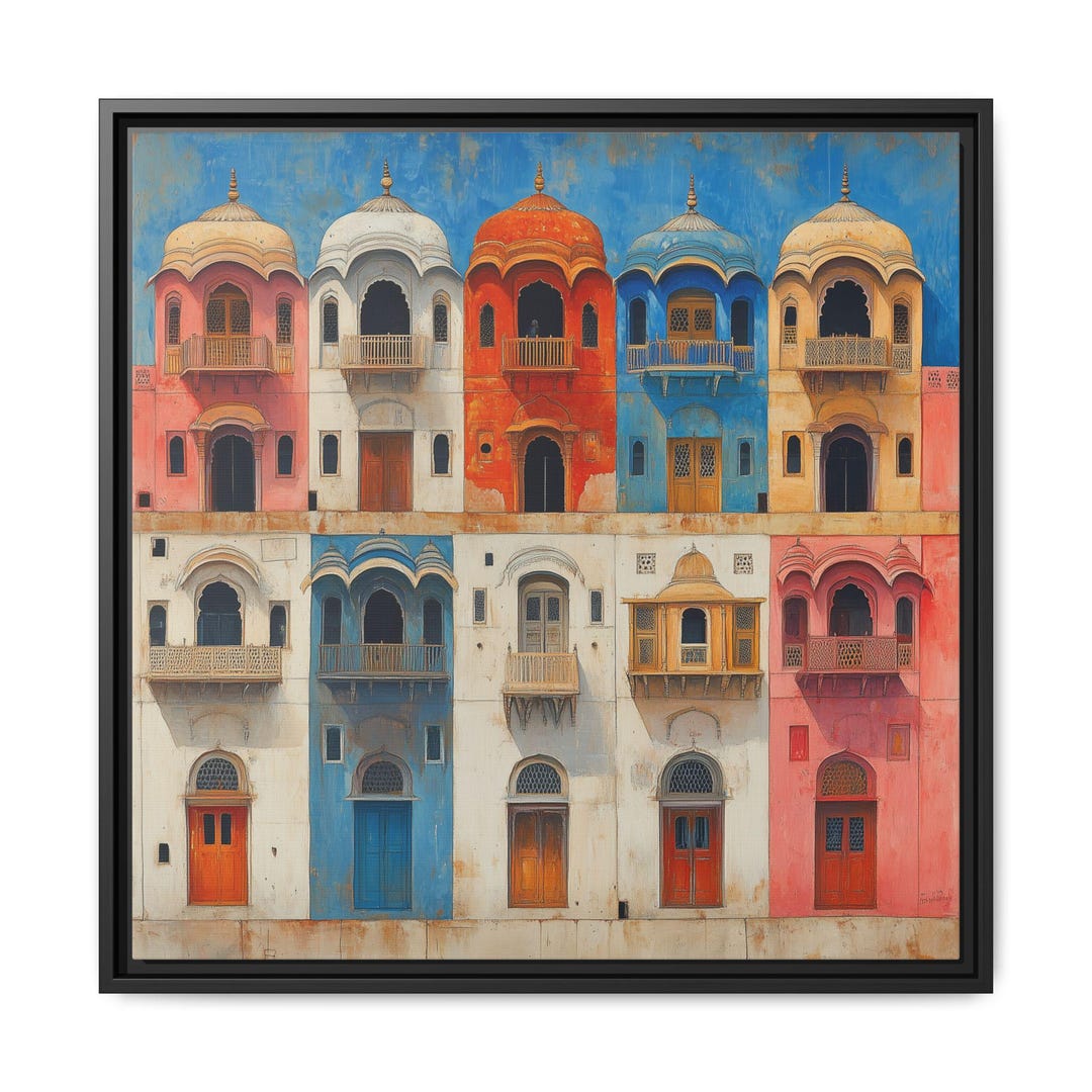Indian Traditional Jharoka Digital Wall Art Pakistani Indian Desi ...
