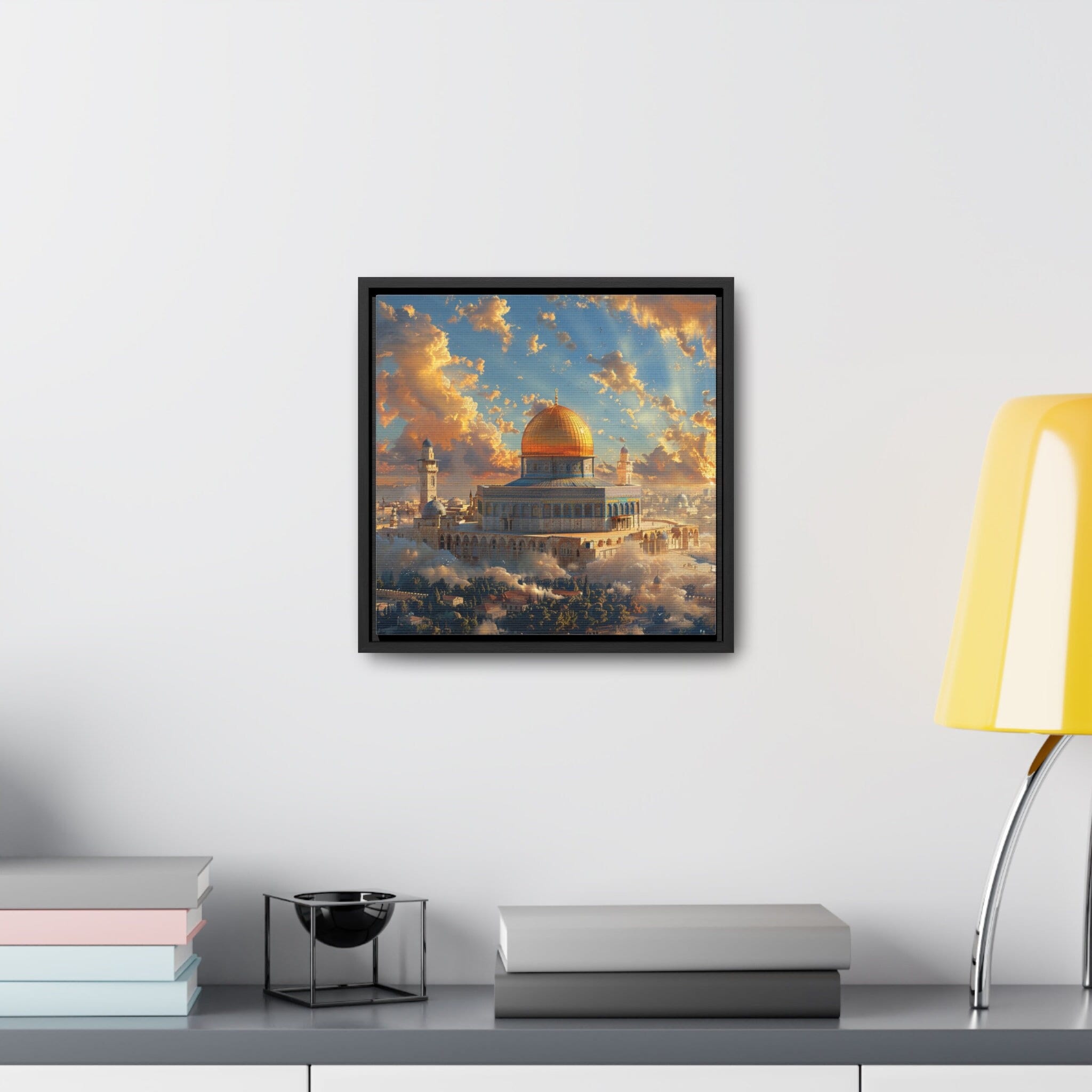 Dome of the Rock Al Aqsa Mosque Palestine Islamic Wall Art, Digital ...