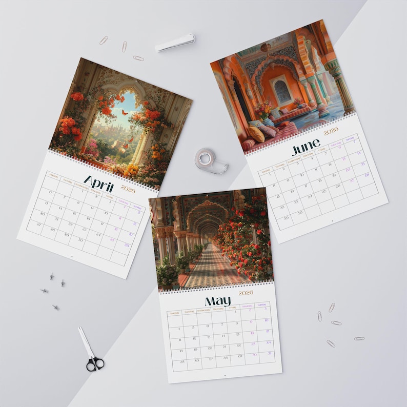 2026 Desi Wall Calendar, Sizes 11x8.5 & 14x11.5, Southasian Ethnic ...
