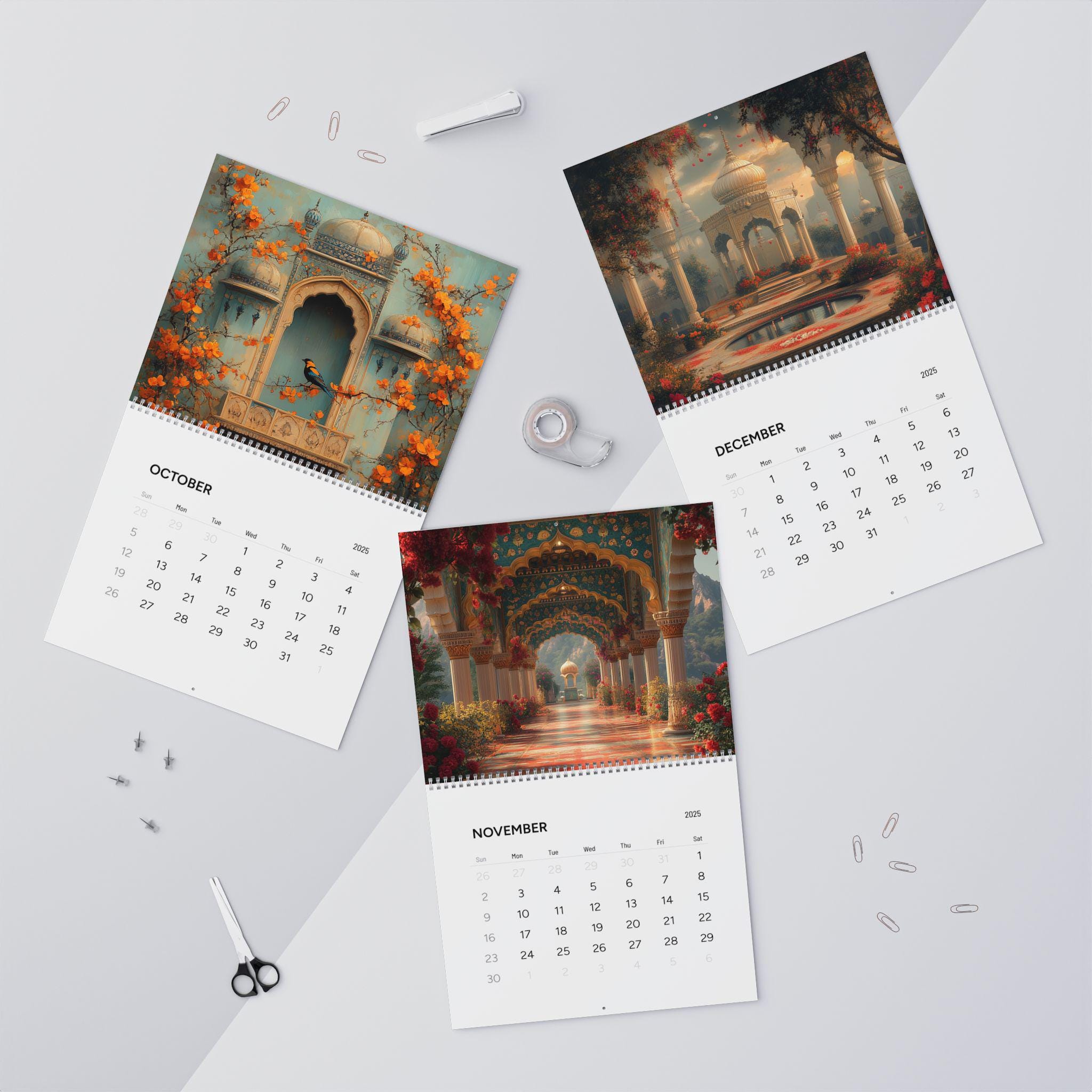 2025 Wall Calendar - Southasian Ethnic Style Calendar - Pakistani ...
