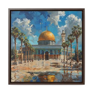 Dome of the Rock Al Aqsa Mosque Palestine Islamic Wall Art, Gallery ...