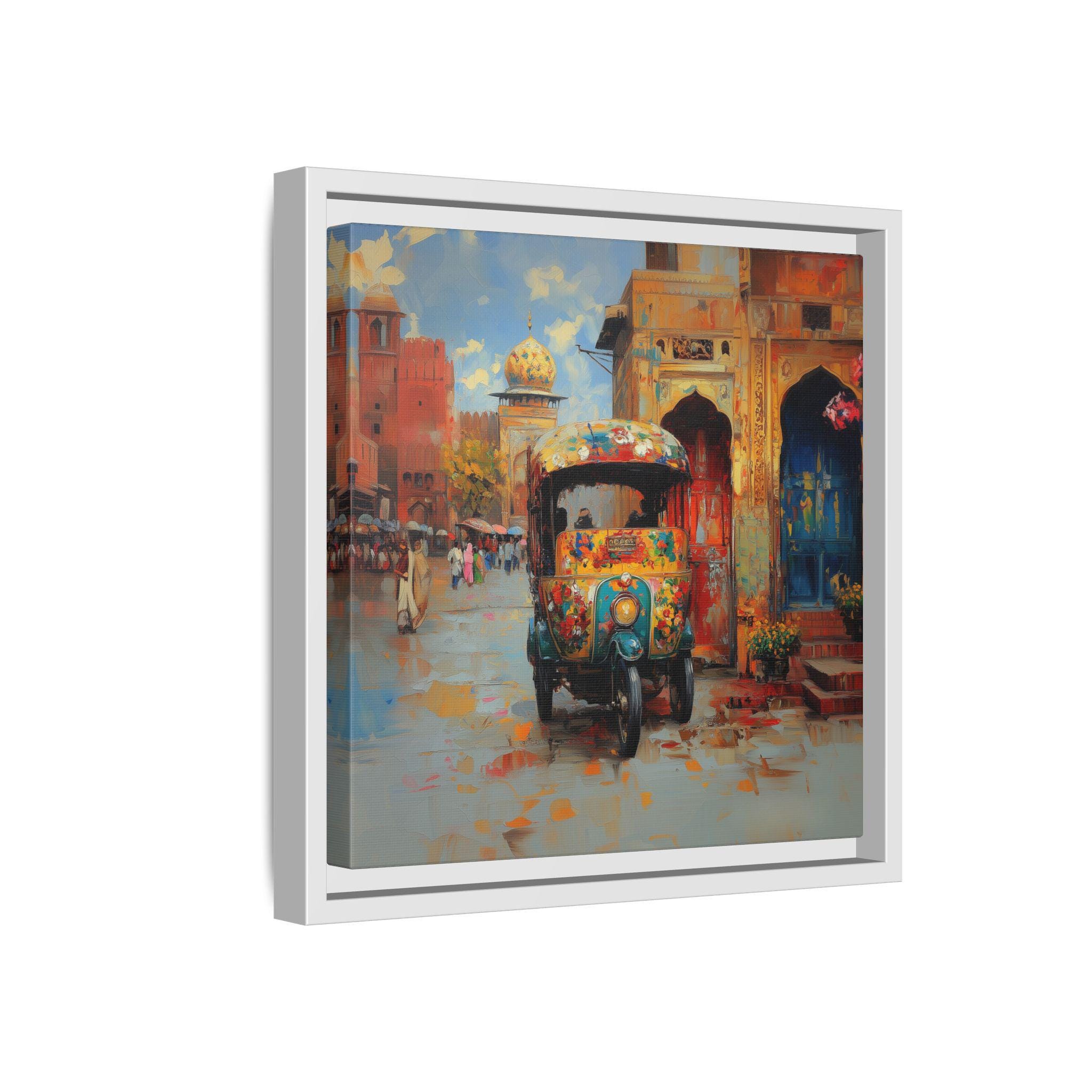 Pakistani Rickshaw Truck Art Framed Wall Art Indian Tuk Tuk Desi ...