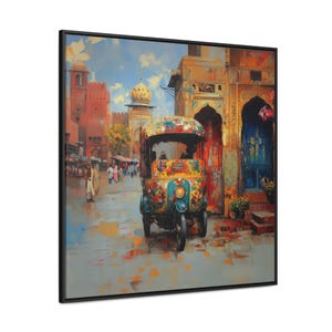 Pakistani Rickshaw Truck Art Digital Wall Art Indian Tuk Tuk Desi ...