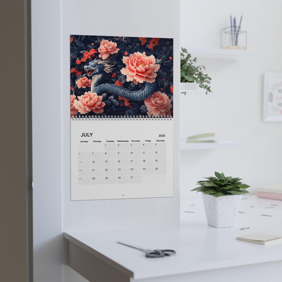 2025 Chinese Traditional Wall Calendar - Yearly Monthly Scheduler for ...