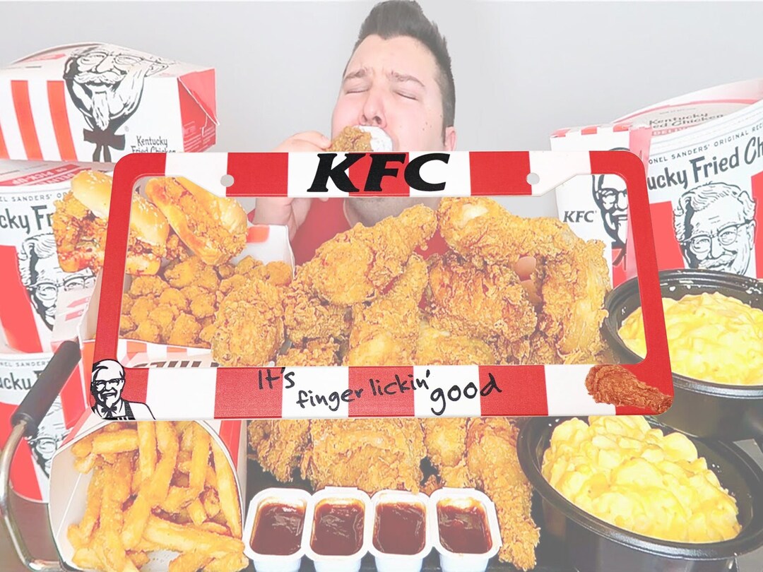 Kfc License Plate Frame - Etsy