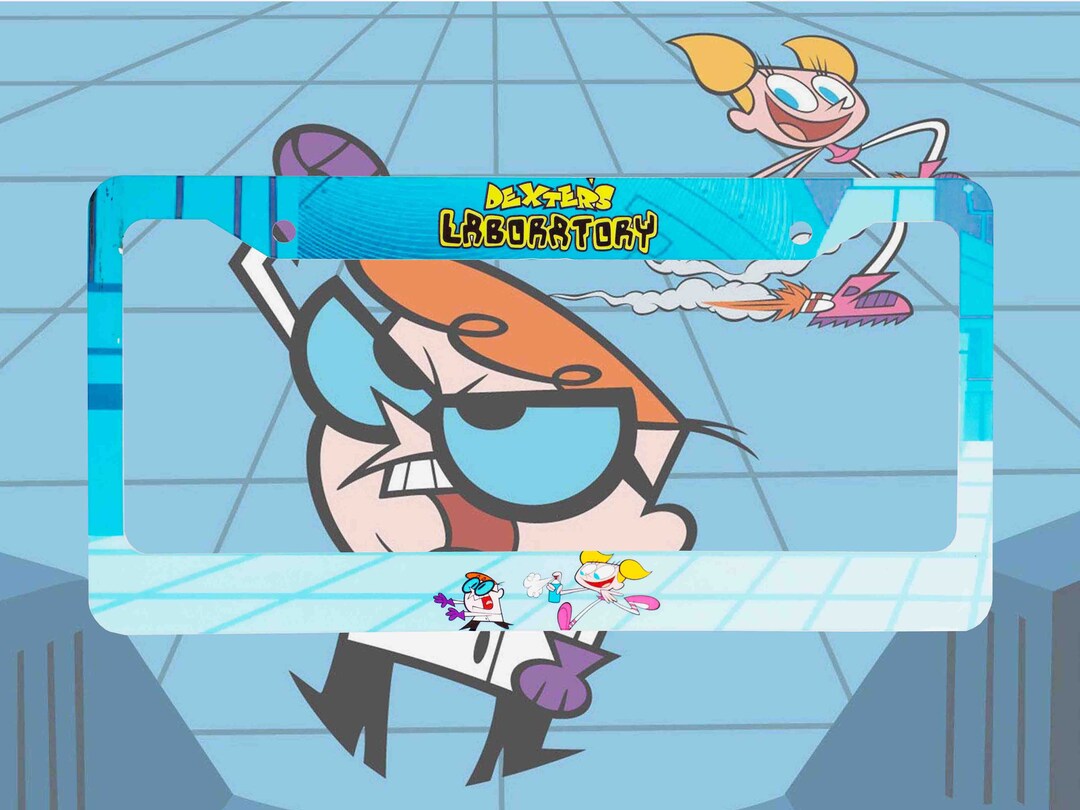 Dexter's Laboratory License Plate Frame - Etsy