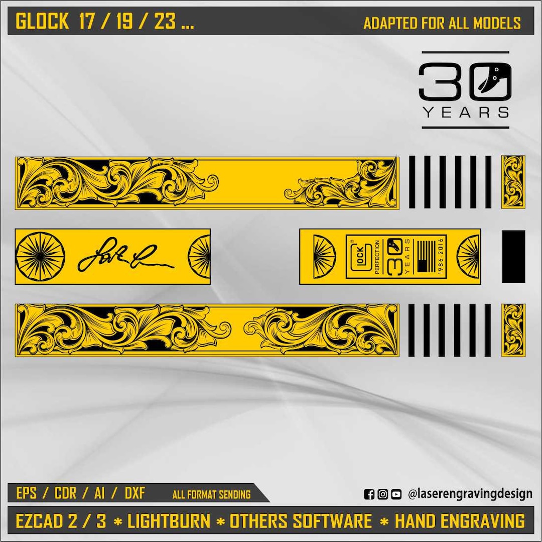 Glock Laser Engraving Mod.6 / Adapted for All Models - Etsy