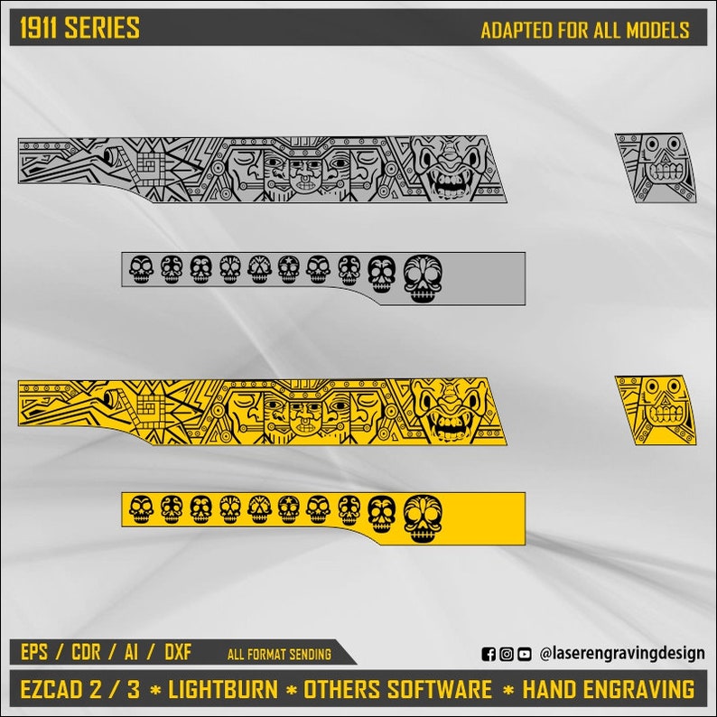 1911 Series_aztec Engraving - Etsy