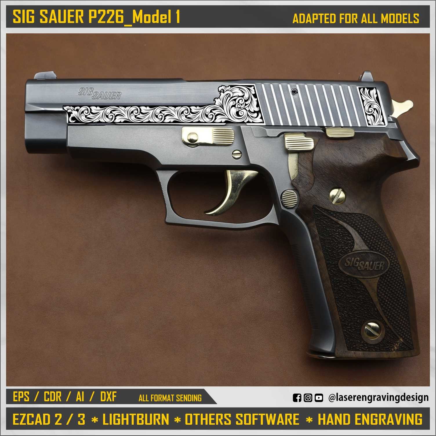 SIG SAUER P226_laser Engraving Models 1 - Etsy
