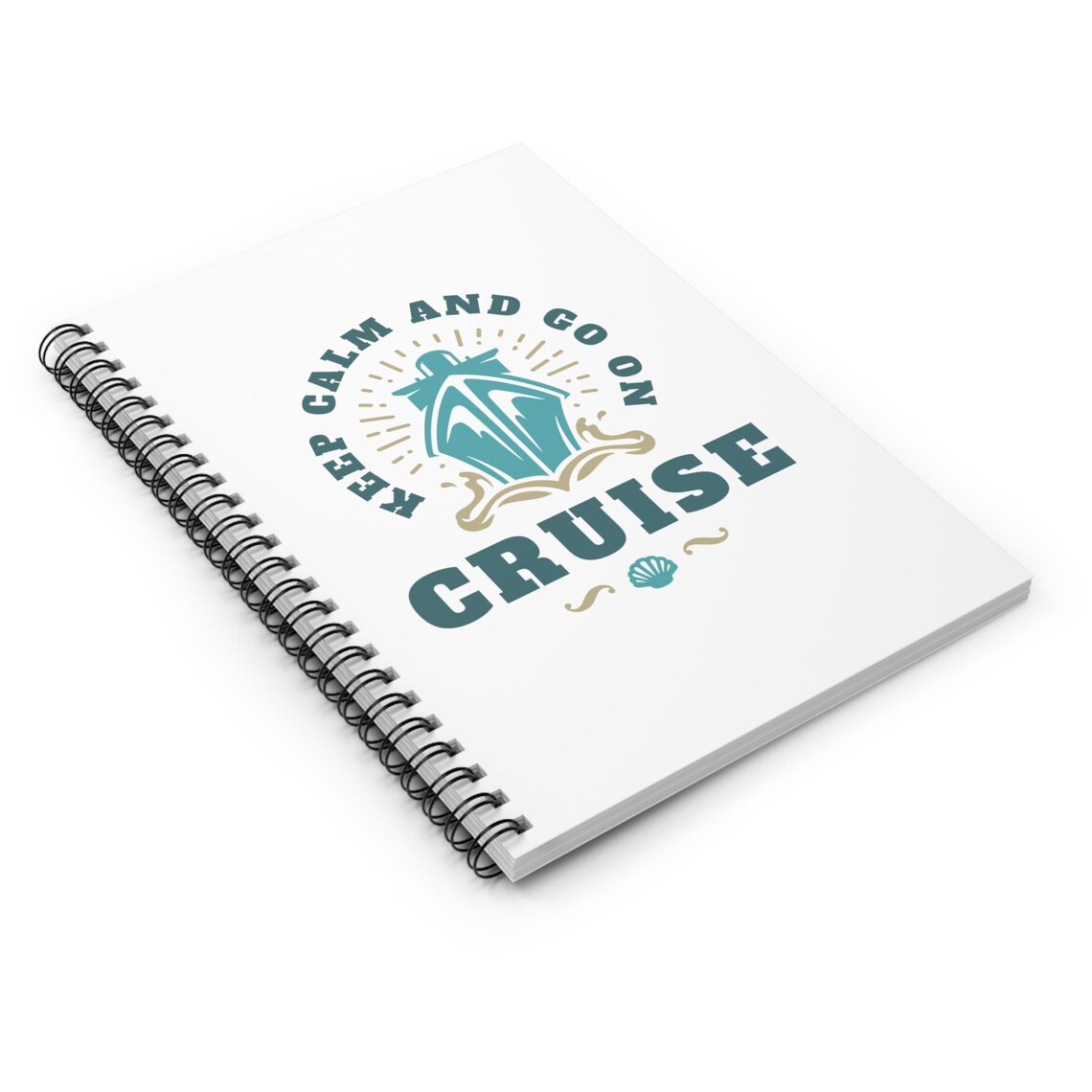 Keep Calm and Go on a Cruise Spiral Notebook - Ruled Line - Etsy