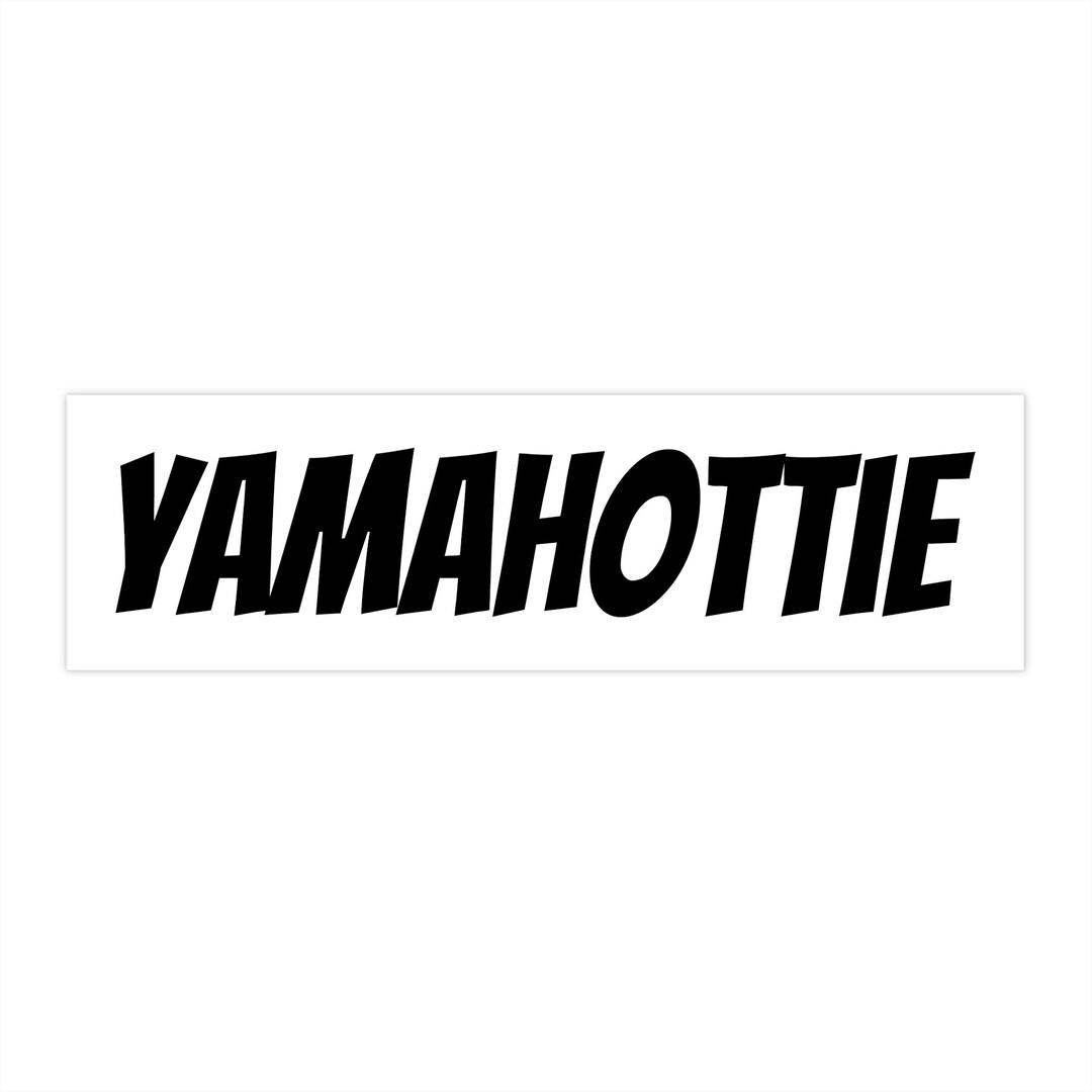 Yamaha Yamahottie Bumper Stickers - Etsy