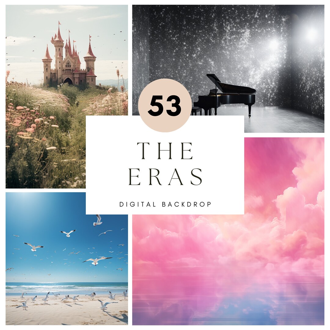 The Eras Digital Backdrop, 53 Backgrounds, Journey Through Taylor's ...