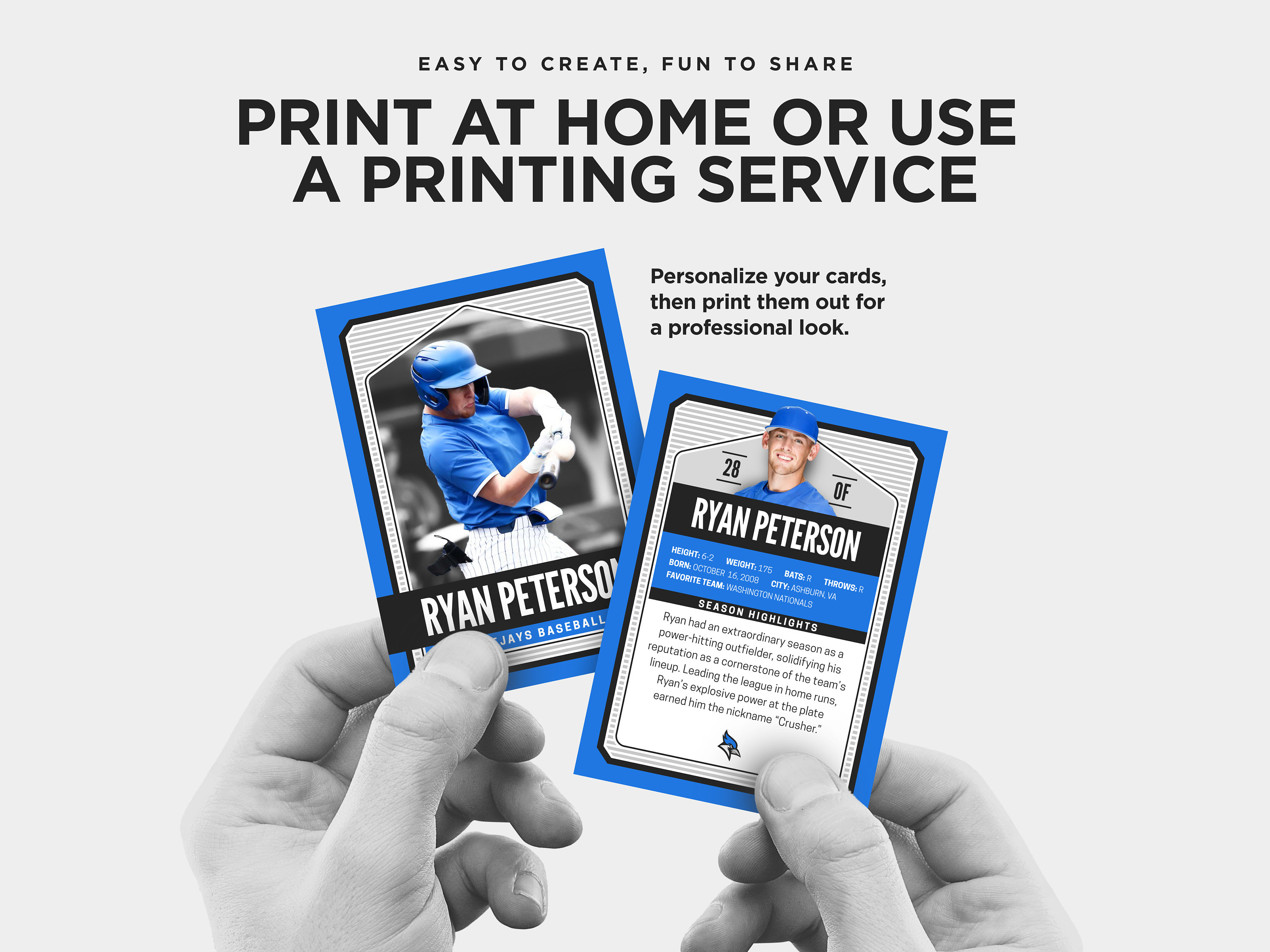 Editable Sports Card Template - Custom Trading Card, Editable in Canva ...