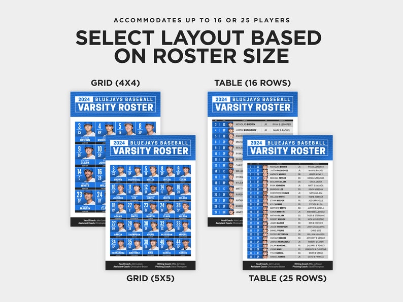 Customizable Team Lanyard Template - Editable Team Roster Card, Team ...
