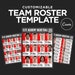 Sports Team Canva Templates 20 Social Media Graphics for Lacrosse ...