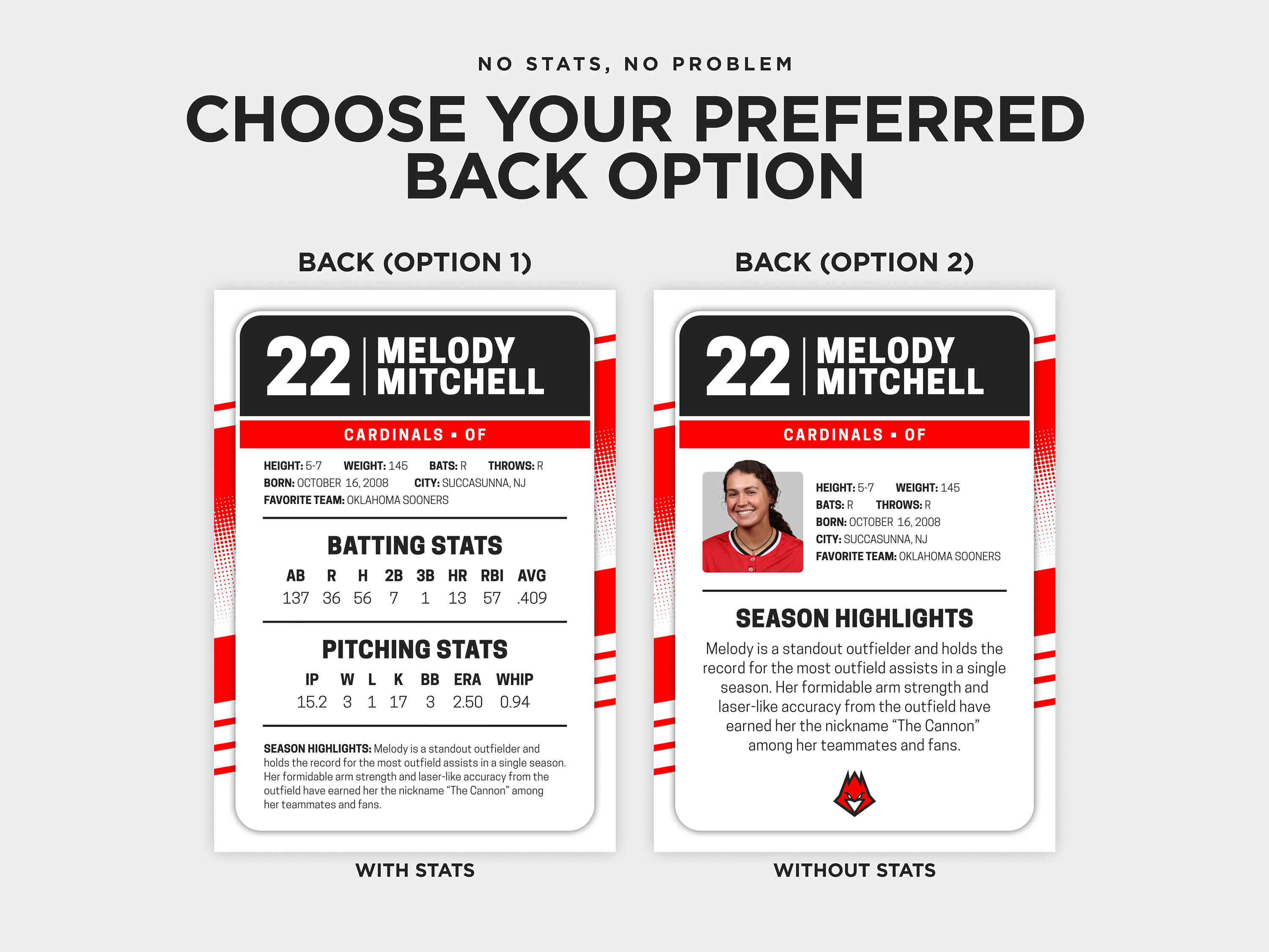 Modern Athlete Trading Card Template | Editable Canva Sports Card ...