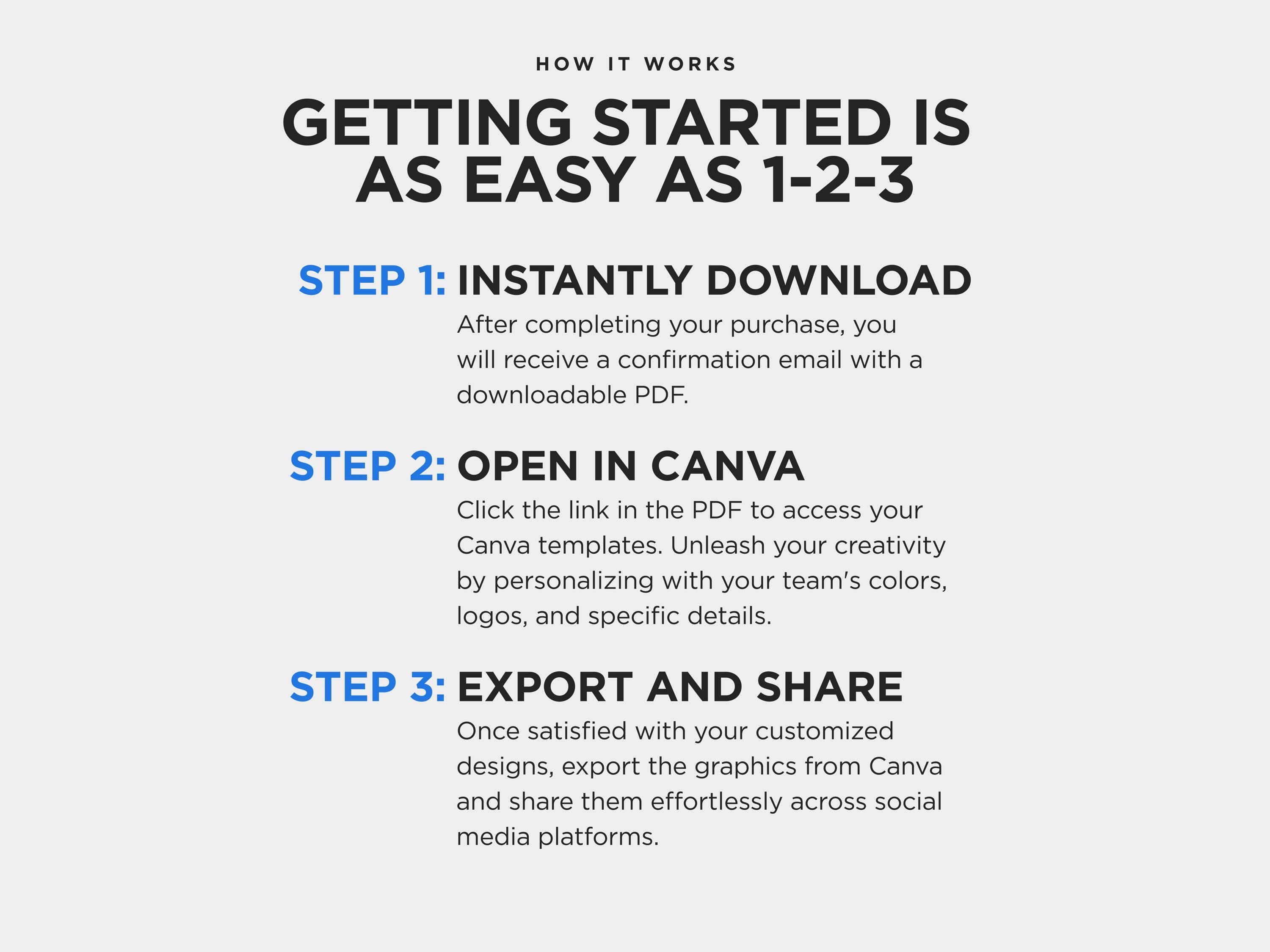 Sports Team Canva Templates - 20 Social Media Graphics for Soccer ...