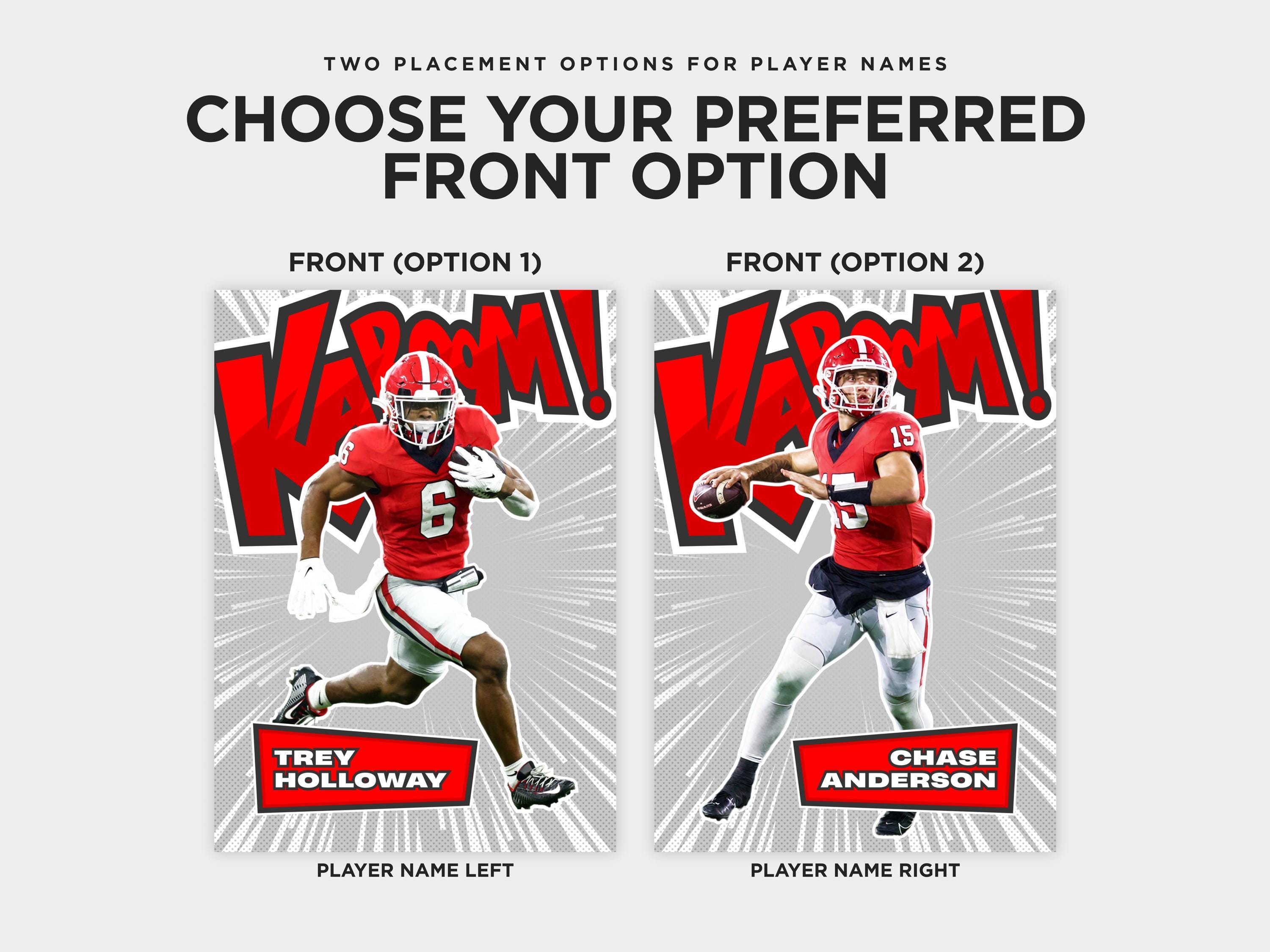 Editable Sports Card Template - Custom Trading Card, Editable in Canva ...