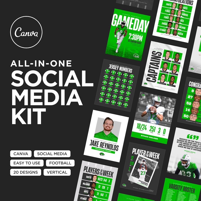 Football Roster Background - Etsy