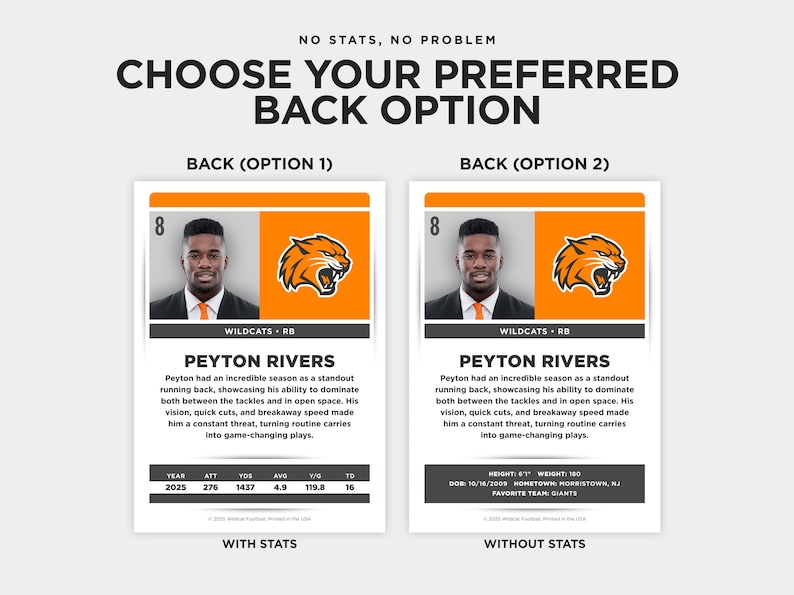 Editable Sports Card Template - Custom Trading Card, Editable in Canva ...