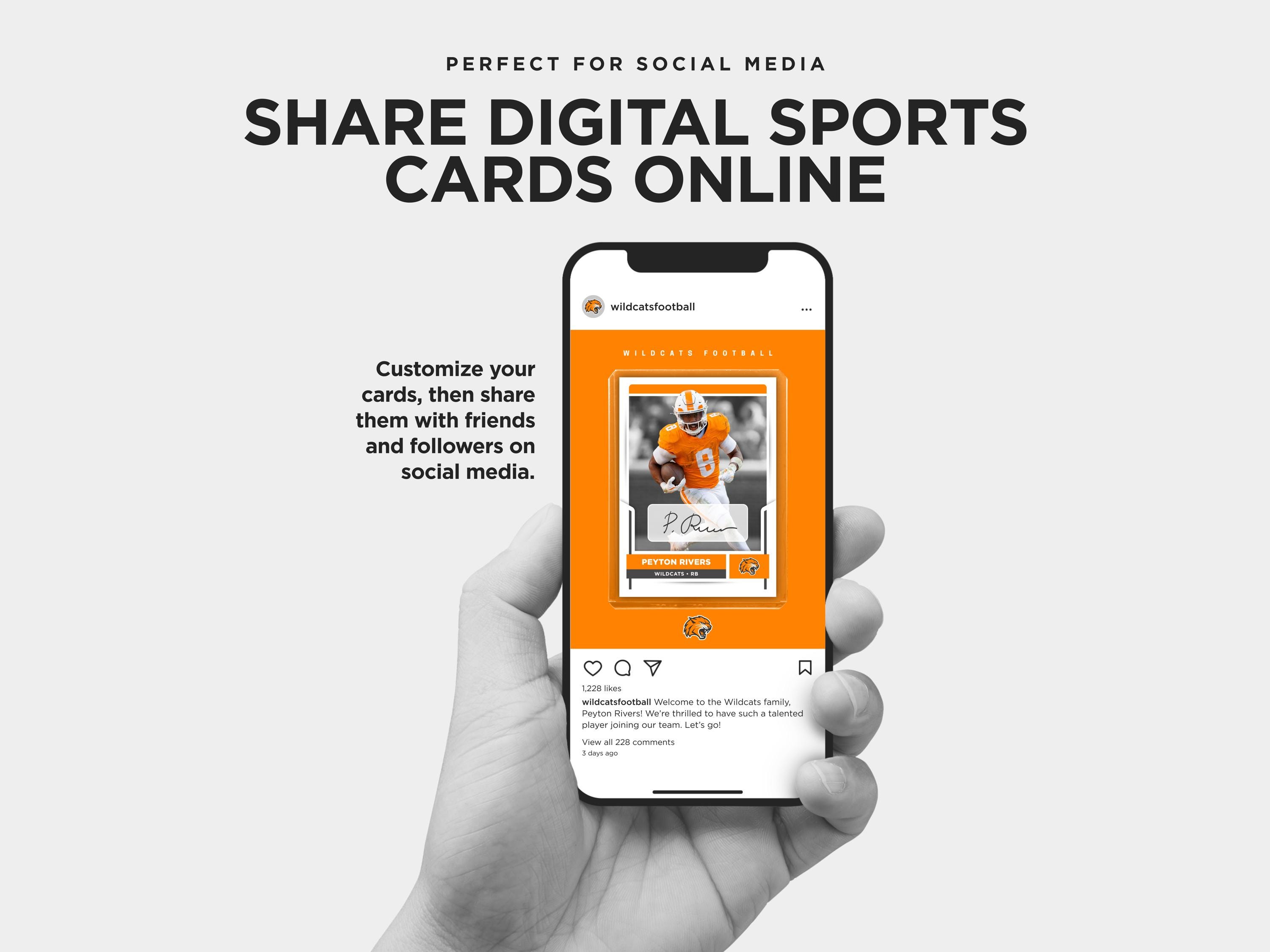 Editable Sports Card Template - Custom Trading Card, Editable in Canva ...