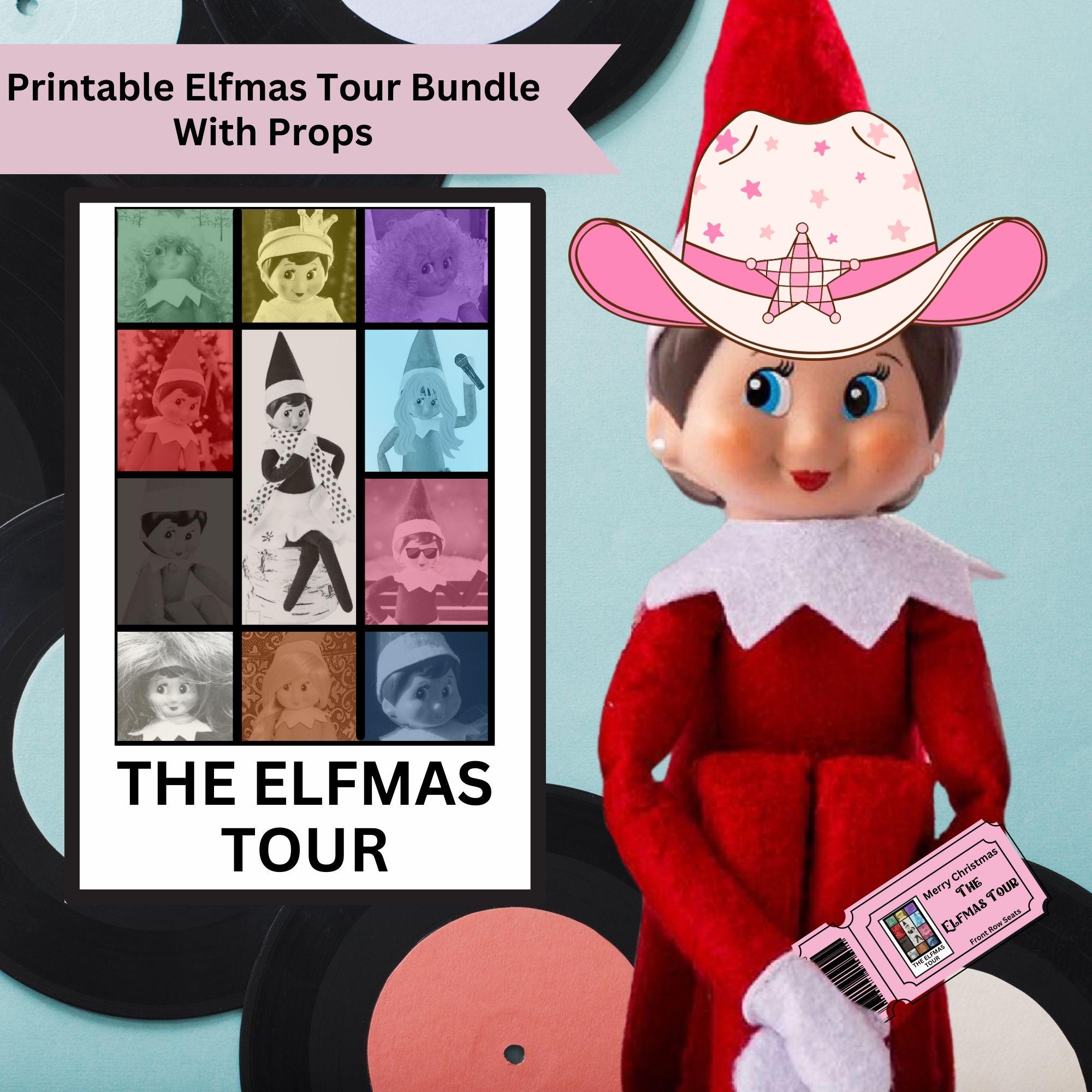 Eras Elf Printables Elf Elfmas Tour Bundle Taylor Inspired Swiftie Elf ...