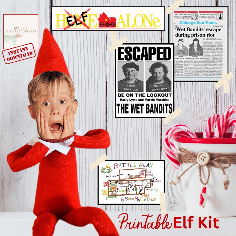 Home Alone Elf on Shelf - Etsy