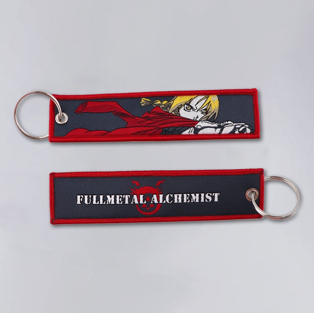 Fullmetal Alchemist Keychain Key Tag Key Tag Keychain Lanyard Key Tag ...