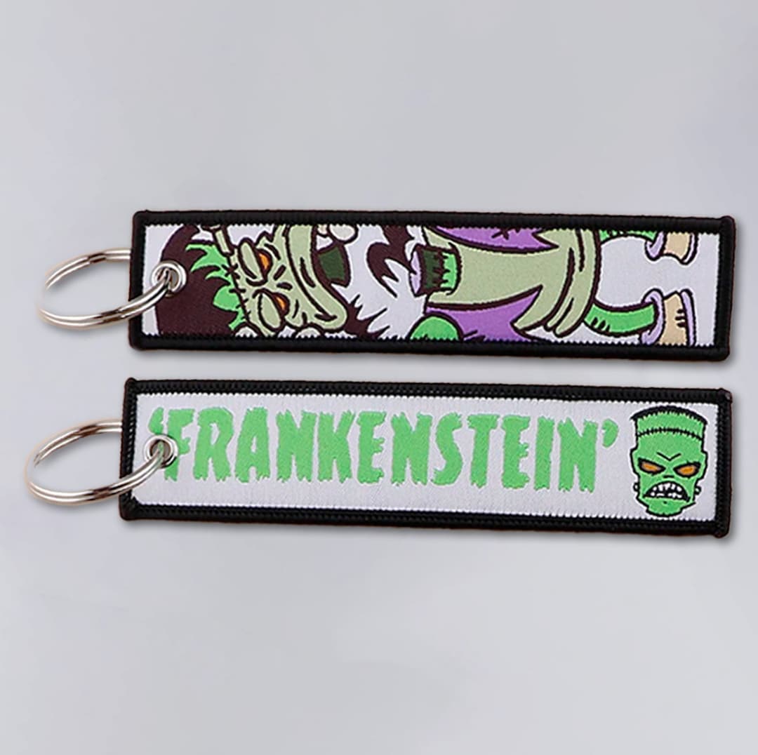 Frankenstein Keychain Key Tag Key Tag Keychain Lanyard Key Tag Keyring ...