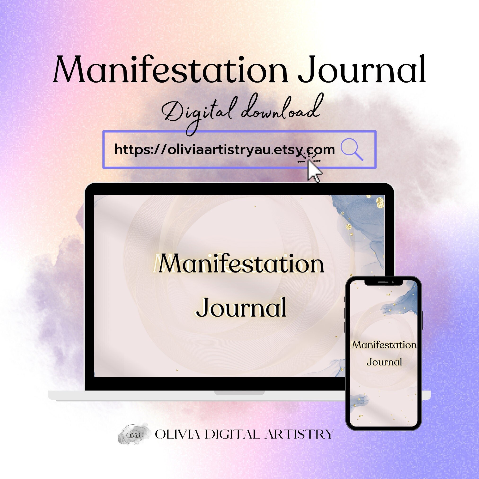 Digital Manifestation Journal Printable - Etsy