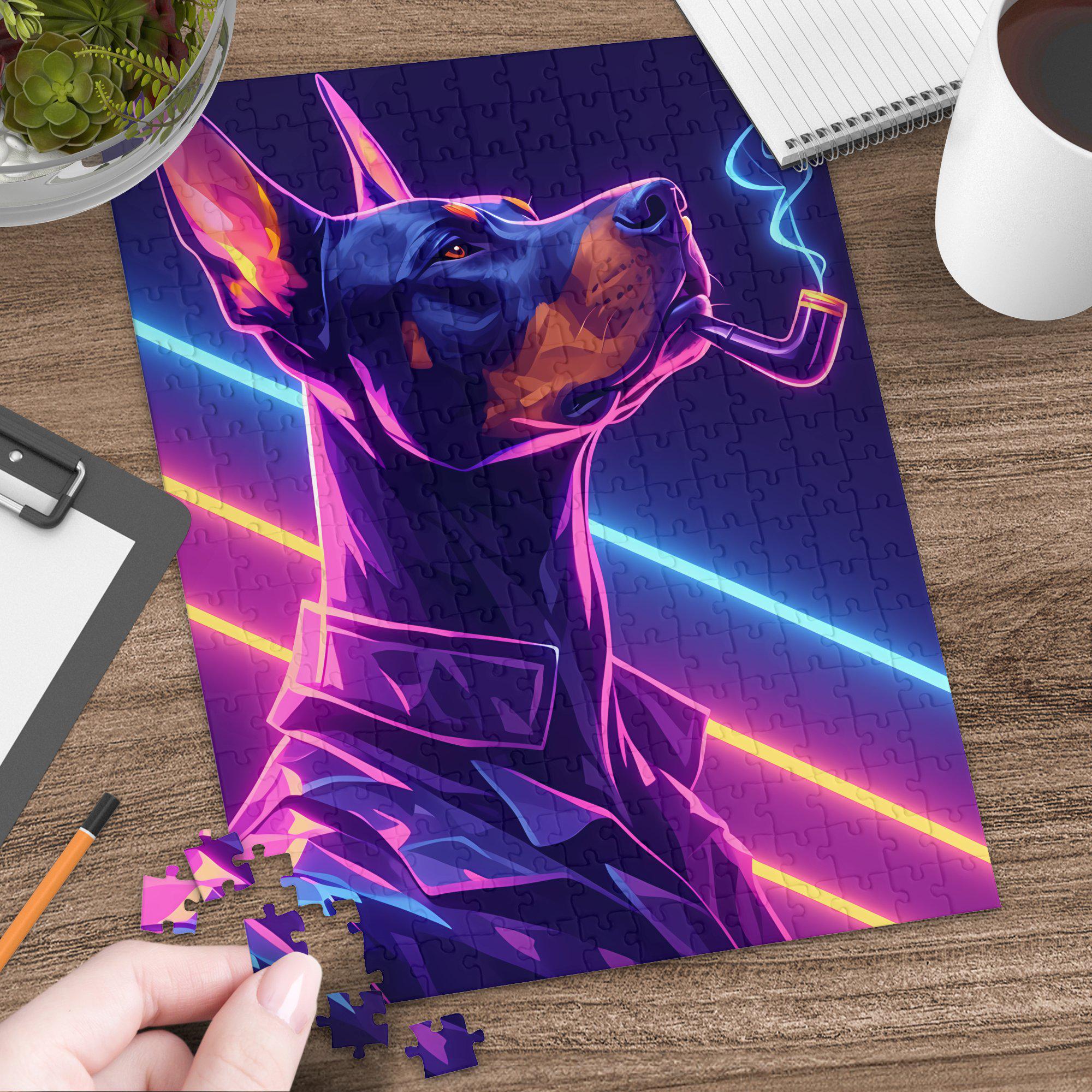 Doberman Puzzle for Adults and Kids, 30 110 252 520 1014 Pieces, Unique ...