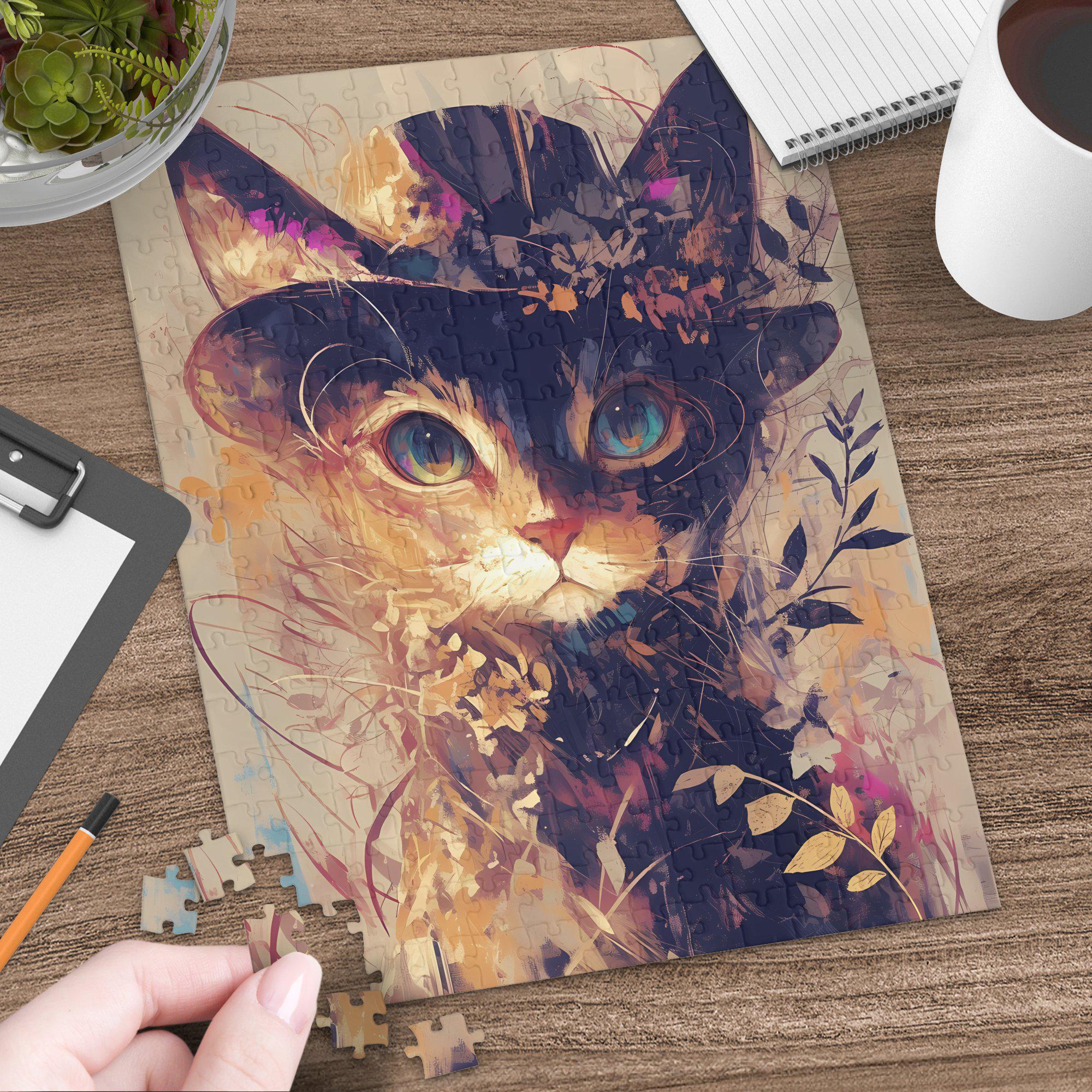 Cat Puzzle for Adults and Kids 30 110 252 520 and 1014 Pieces ...