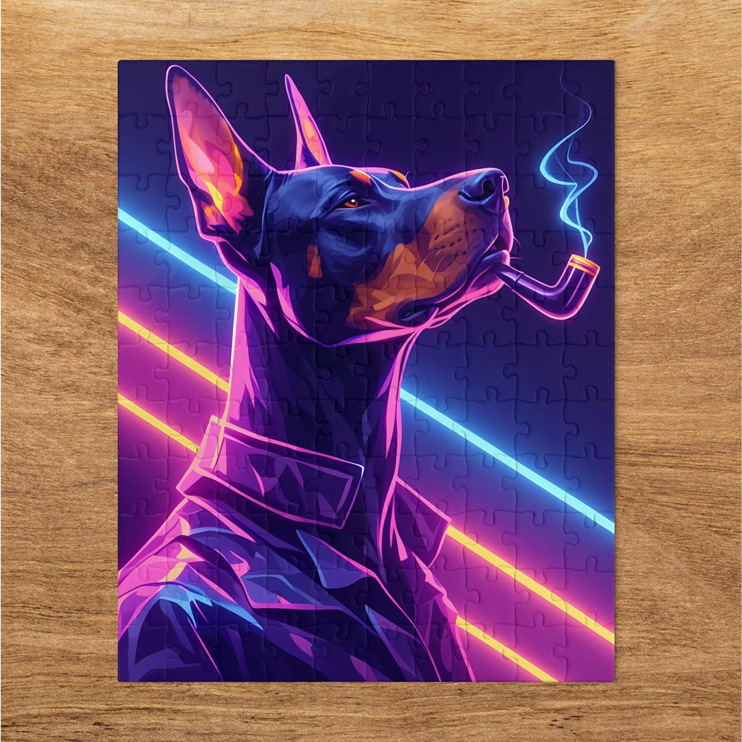 Doberman Puzzle for Adults and Kids, 30 110 252 520 1014 Pieces, Unique ...