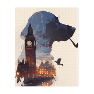 Big Ben Dog Puzzle for Adults and Kids 30 110 252 and 520 Pieces Fun ...