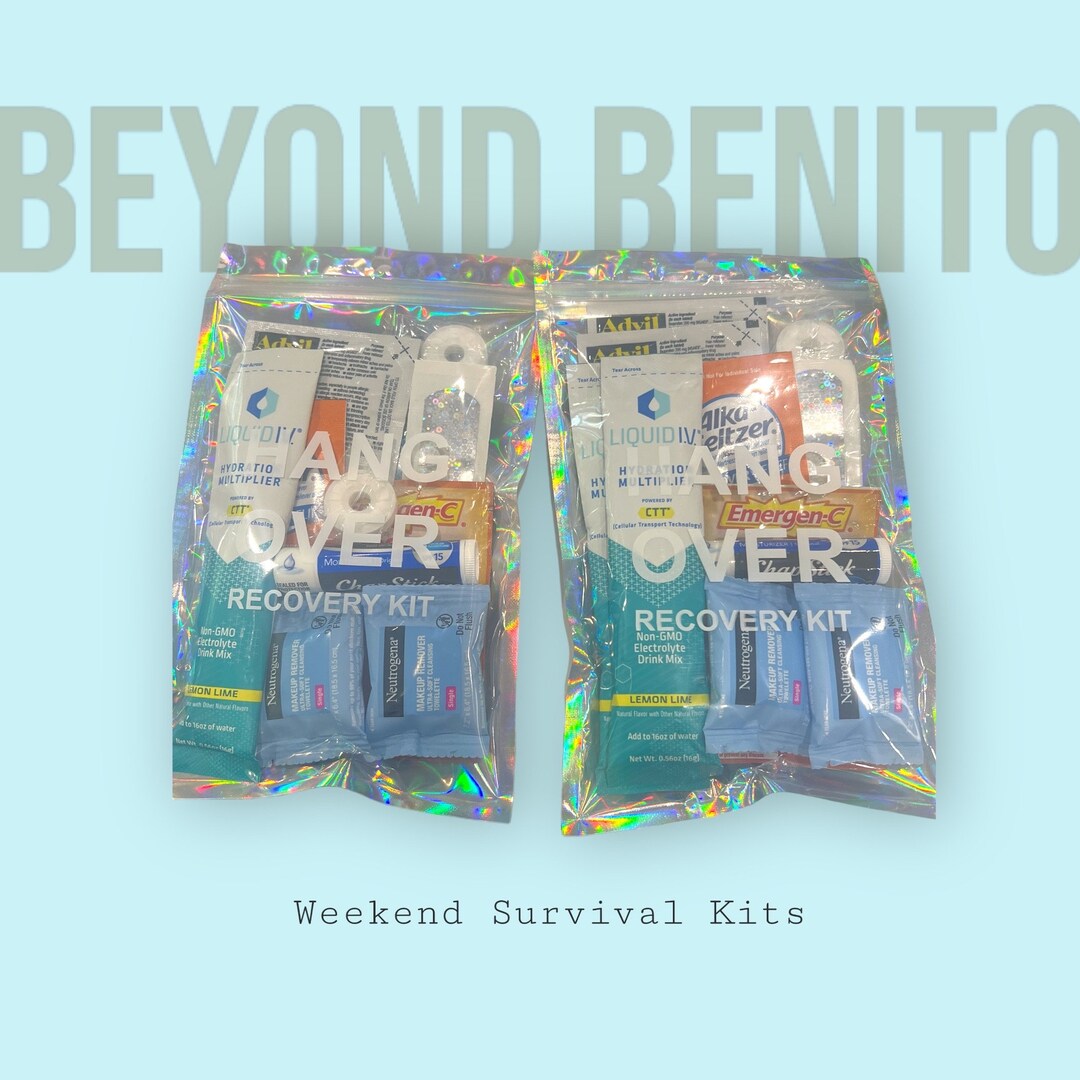 Ultimate Hangover Recovery Kit Bachelor or Bachelorette Party Recovery ...