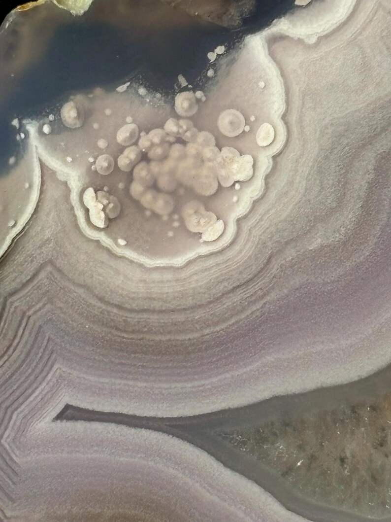 Lavender Laguna Agate Slab, Polished Mexican Specimen (70x55mm) - Etsy