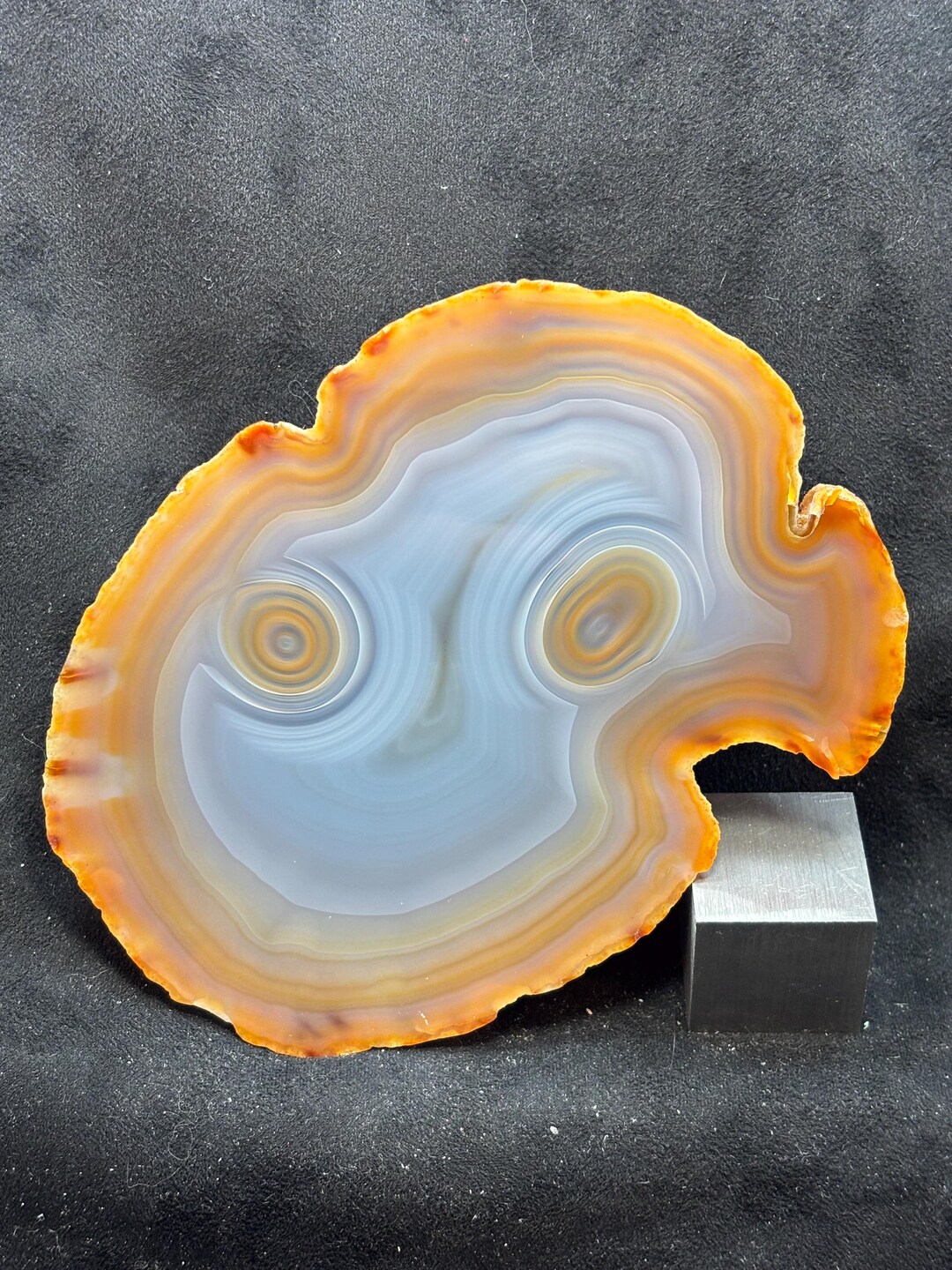 Large Brazilian Banded Agate: 'face' Picture Stone - Etsy