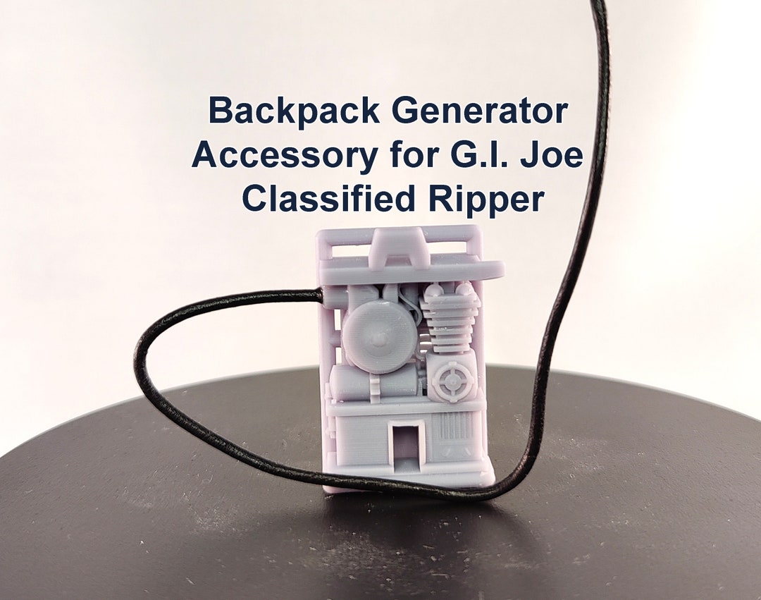 Backpack Generator for G.I. Joe Classified Ripper: Connects to Jaws of ...
